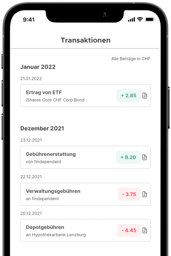 findependent - Praktische Anlage-App zum Geld investieren